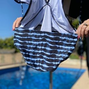 Popvil | Swim | Halter Cutout Dark Blue One Piece Swimsuit | Poshmark